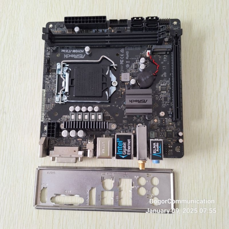 Jual Motherboard H310 Asrock H310M-ITX/ac Mini ITX Intel 1151 Coffelake ...
