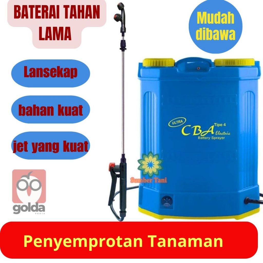 Jual Sprayer Elektrik CBA 16 Liter | TANGKI SPRAYER CBA 16 LITER TIPE 4 ...