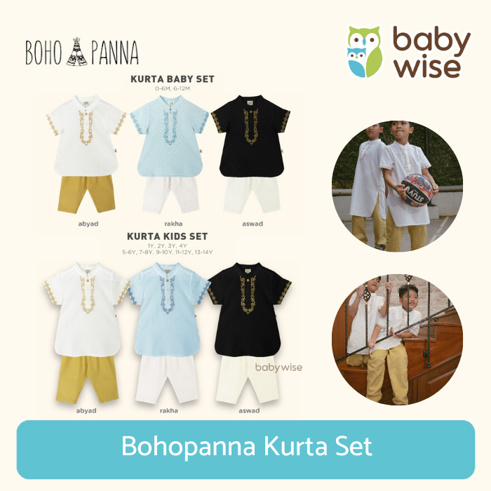 Jual Bohopanna Kurta Set - Raya Collection | Setelan Hari Raya | Baju Koko Bayi dan Anak ...