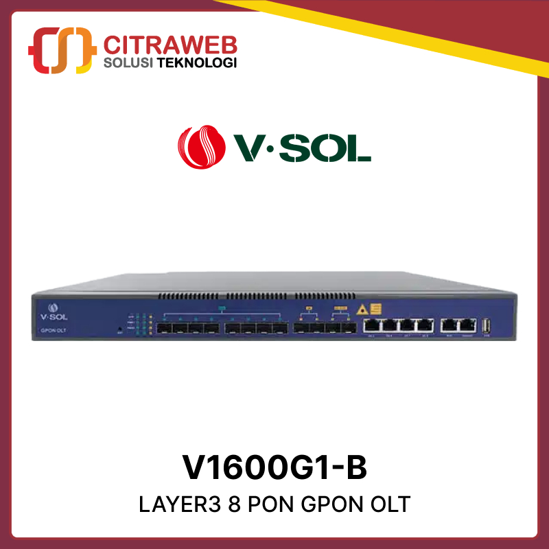 Jual V-SOL V1600G1-B 8 PON GPON OLT vsol v1600g1-b 8 port pon gpon olt | Shopee Indonesia