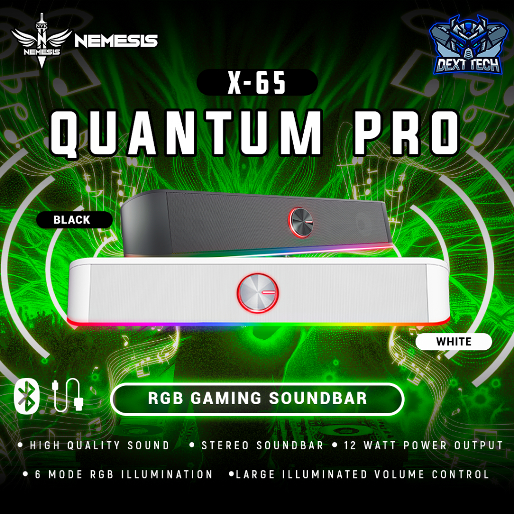 Jual NYK Nemesis Quantum PRO X65 Speaker Gaming RGB | Shopee Indonesia