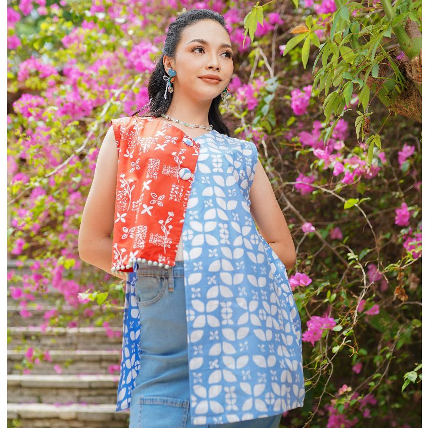 Jual Batik ENOM - Outer Rivera - Outer Batik - Batik Wanita Modern ...