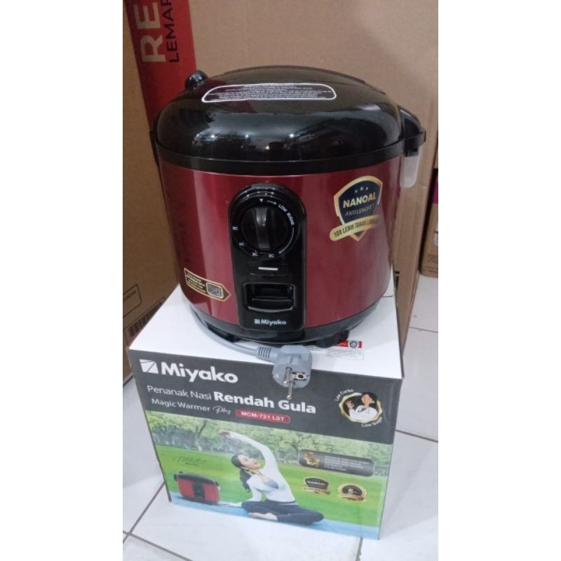 Jual Rice Cooker Miyako rendah gula MCM 721 LST | Shopee Indonesia