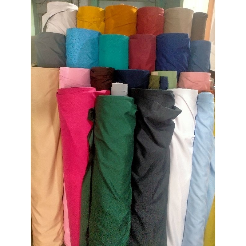 Jual Kain Polymicro Rollan Kain Polos Rollan (isi 100m) | Shopee Indonesia