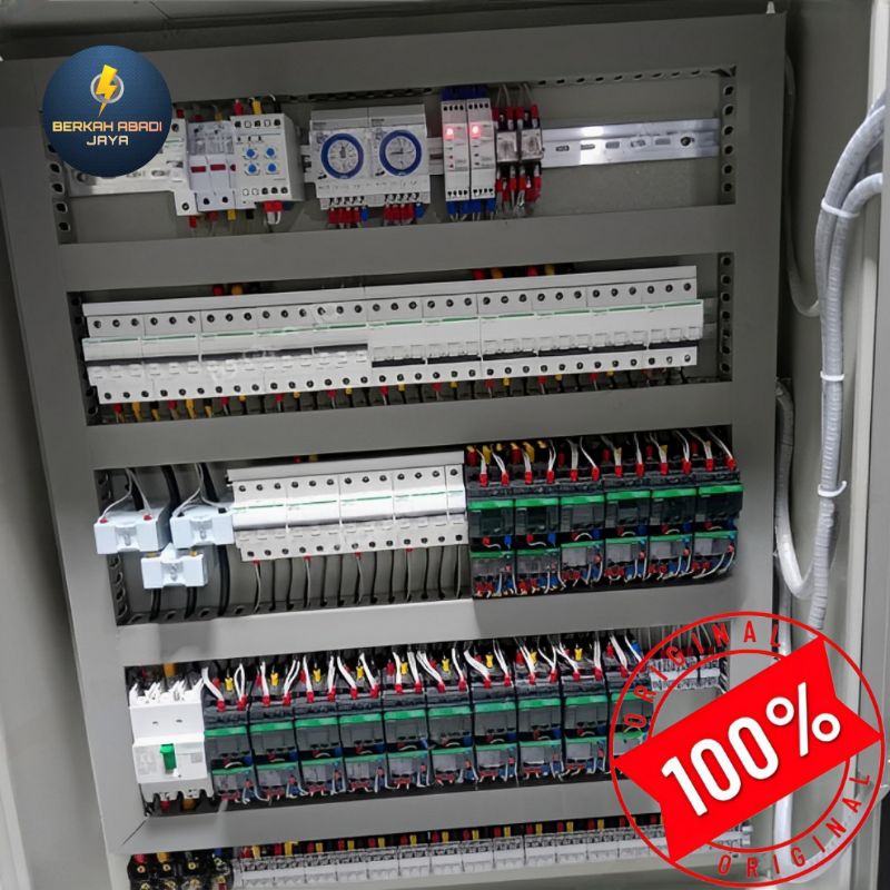 Jual panel kontrol pompa 16unit 3phase 3kw 4hp otomatis timer digital ...