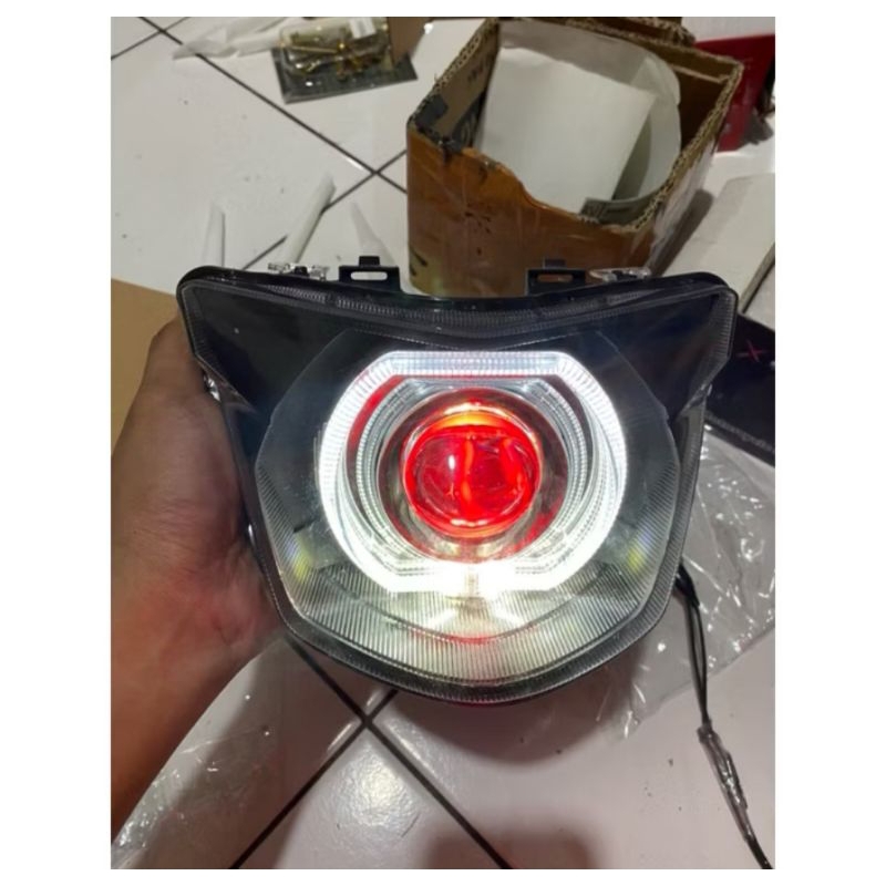 Jual Lampu Depan Yamaha MX King 150 V1 MX King Model Biled 4,5 Inci ...