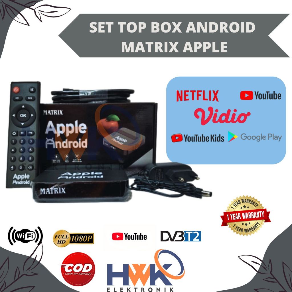 Jual JUAL STB ANDROID BOX MATRIX APPLE - MATRIX | Shopee Indonesia