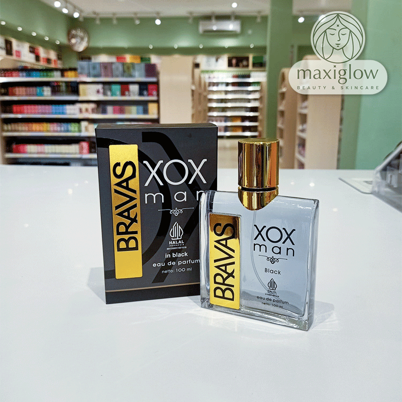 Jual Bravas Eau De Perfume XOX Man In Black 100ml | Shopee Indonesia