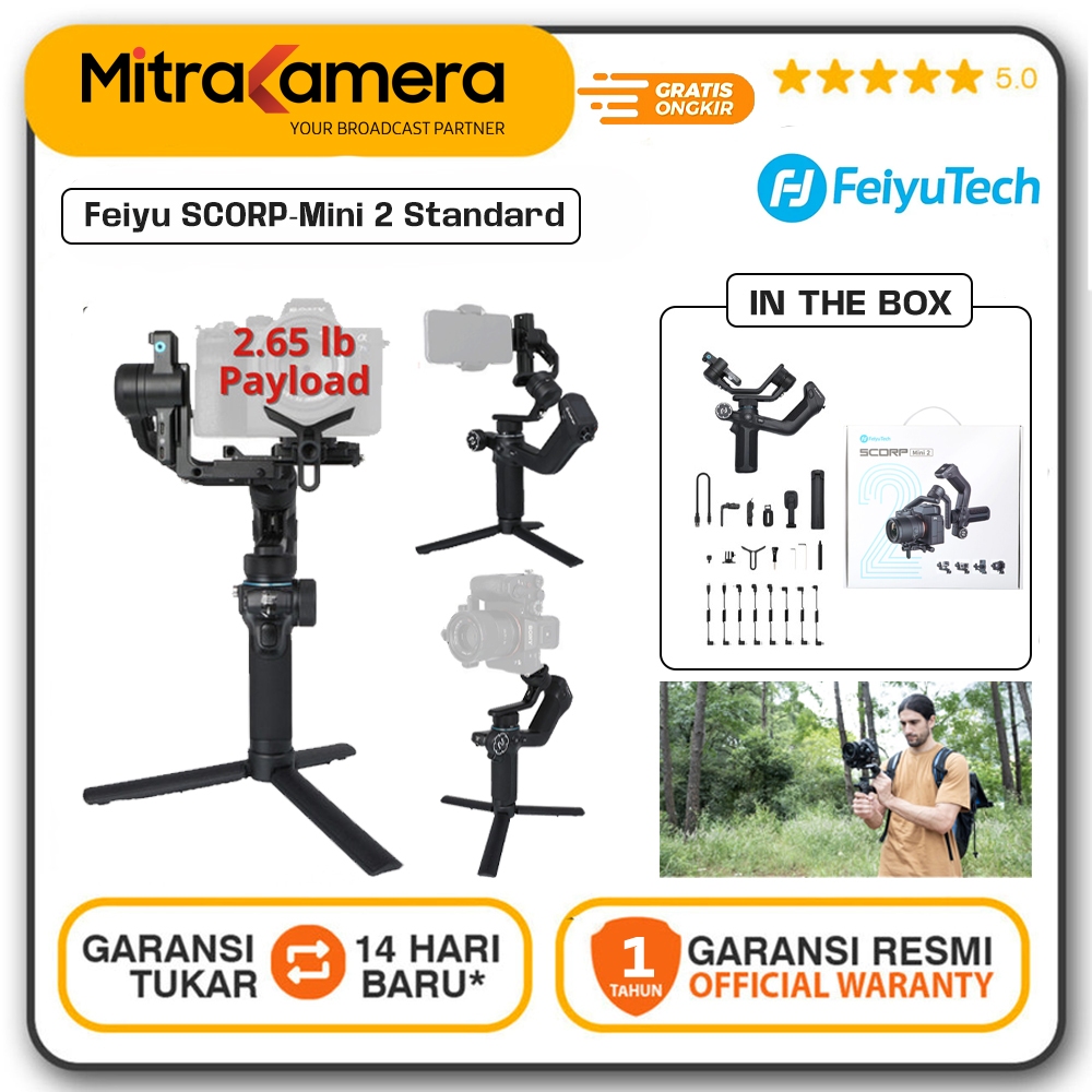 Jual Feiyu Scorp Mini 2 Standard Gimbal Stabilizer Black | Shopee Indonesia
