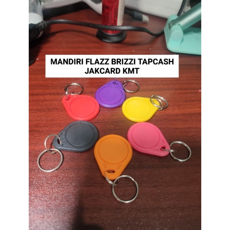 Jual e-money emoney Flazz mandiri tapcash Brizzi KMT gantungan kunci e ...