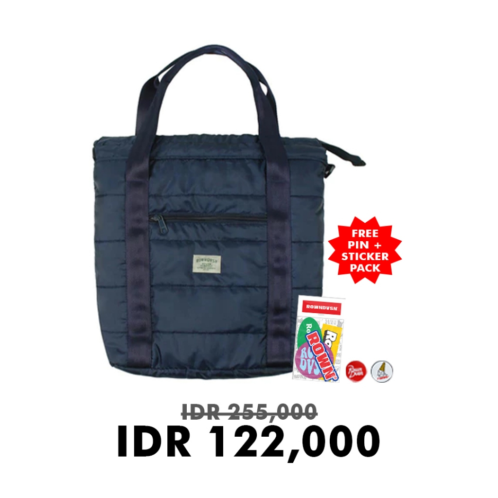 Jual [GRATIS Sticker Pack + 2 Pin] Rown Division Warehouse Tote Bag ...