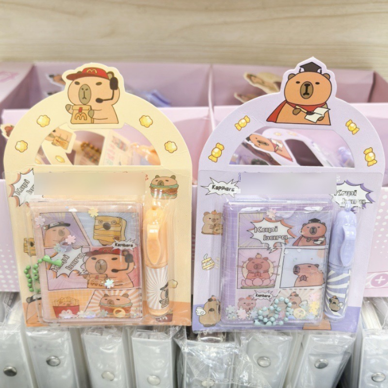 Jual GEMILANGWALLPAPER - MINI MEMO AIR PULPEN CAPYBARA | MEMO MINI | CAPYBARA | BUKU MINI ...
