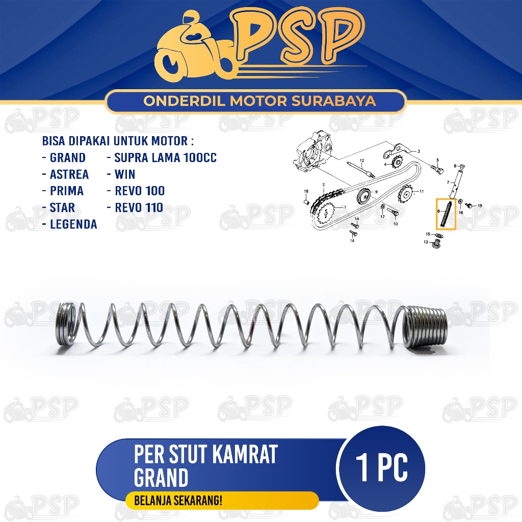 Jual Per Stut Kamrat Grand - Pir Peer Spring Tensioner Kamprat Keteng ...