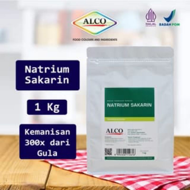 Jual Alco Natrium Sakarin 300x Dari Gula 1 Kg | Shopee Indonesia