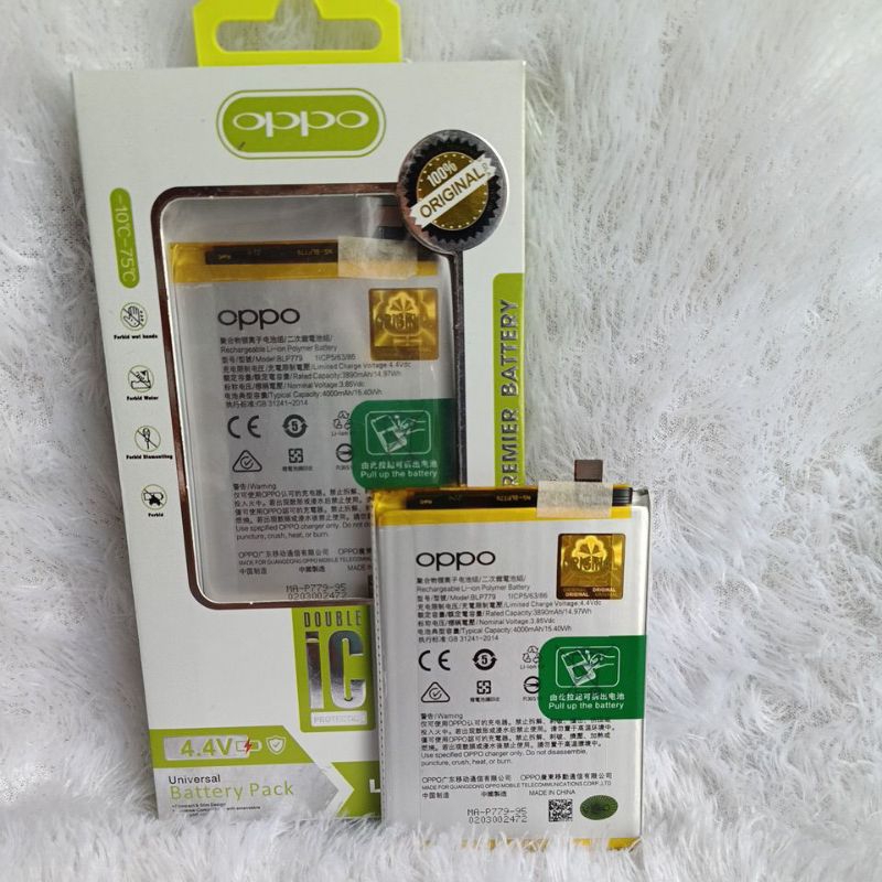 Jual BATERAI ORIGINAL 100% BLP779 OPPO Reno 4F/OPPO A92S BLP779 Batrei ORIGINAL 100% | Shopee ...