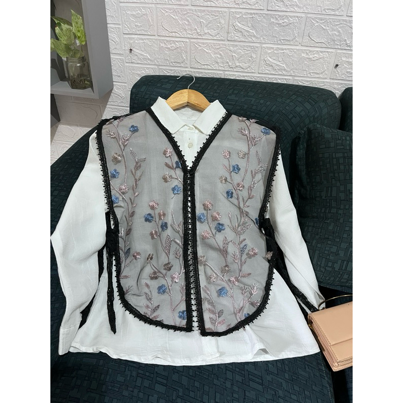 Jual Vest Gardenia outer vest kekinian vest tile brukat Raya series | Only outer | Shopee Indonesia