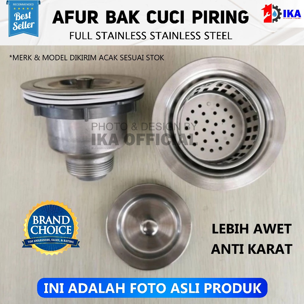 Jual Afur Keranjang Full Stainless Saringan Bak Cuci Piring Wastafel ...
