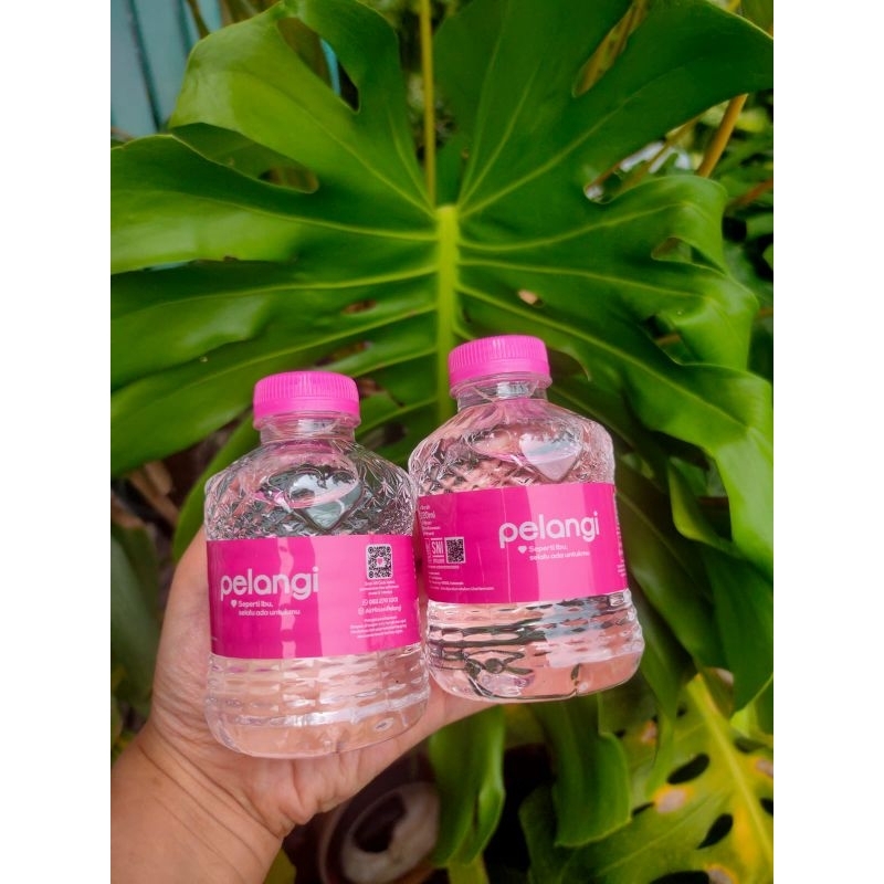Jual [CARGO] Air Mineral Pelangi 220ml Botol Pink Love (ISI 24 BOTOL ...