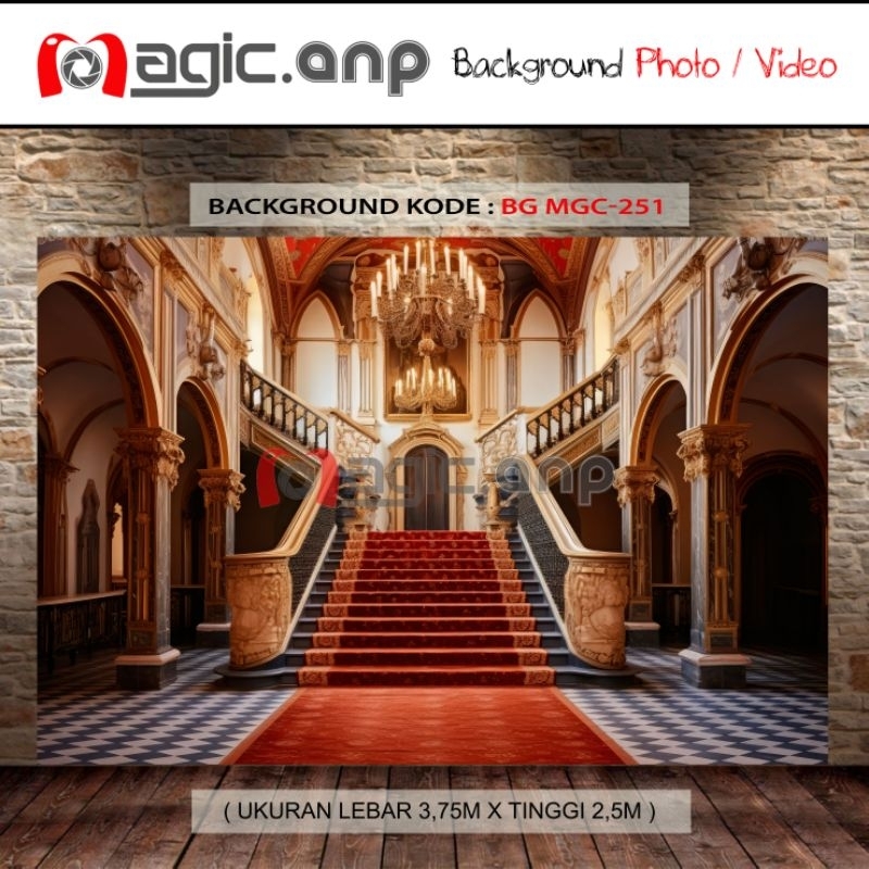 Jual Background Studio Tangga Classic 3,75M BG MGC | Shopee Indonesia