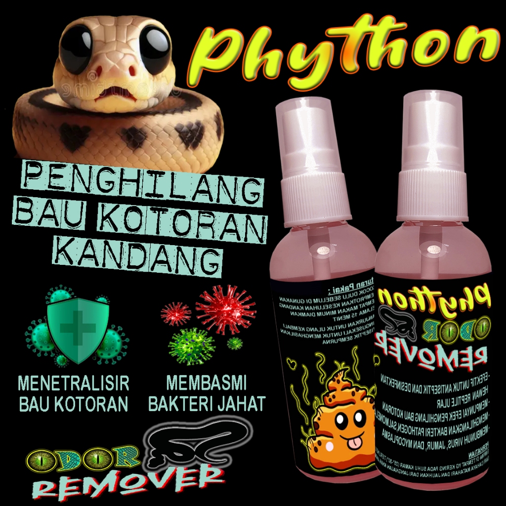 Jual PHYTON ODOR REMOVER SPRAY DISINFEKTAN ANTISEPTIK SPRAY KANDANG ...