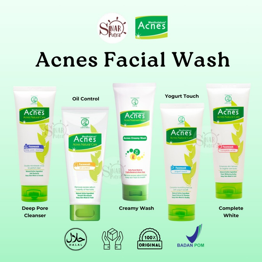 Jual [100GR] Acnes Face Wash All Varian | Shopee Indonesia