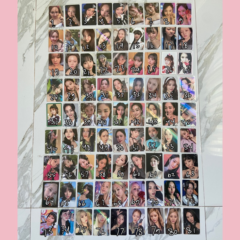 Jual [ READY STOCK ] Official photocard TWICE: Ready to be between 1&2 with youth benefit album ...
