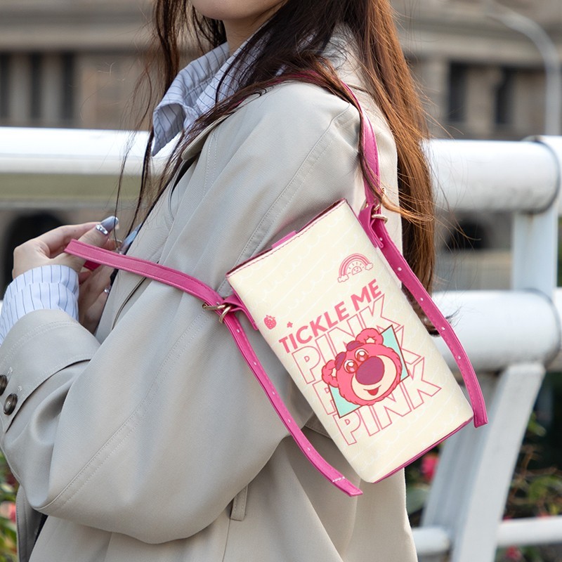 Jual Mesuca Disney Lotso Bucket Bag - Tas Disney Wanita - Tas Disney ...