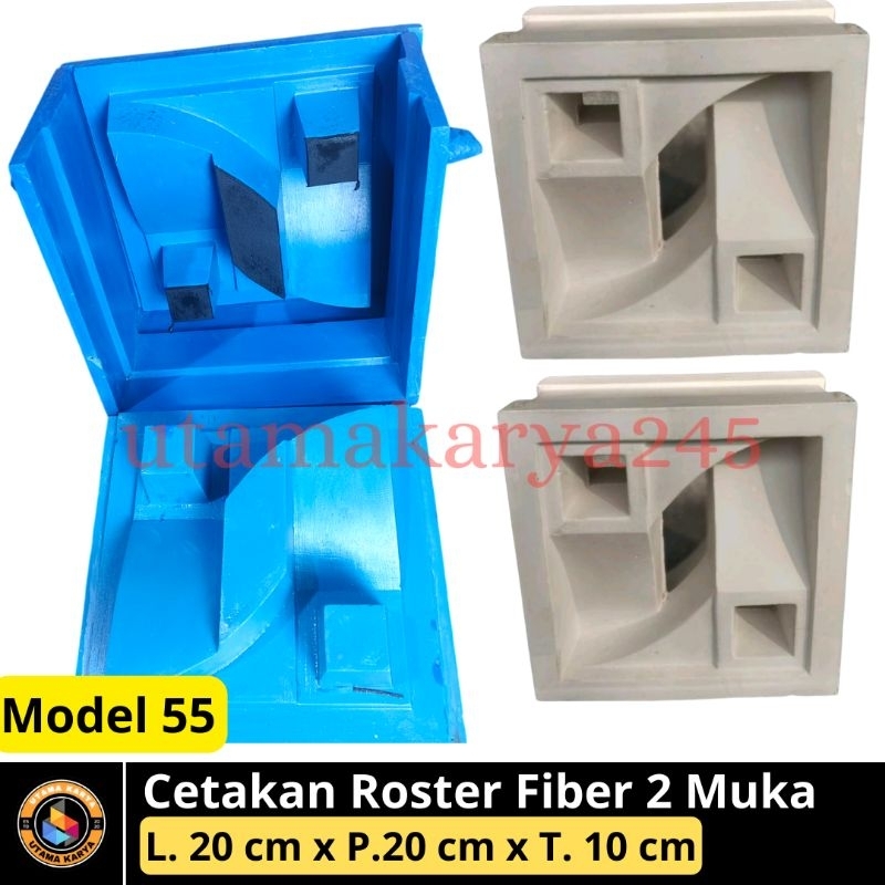 Jual COD Cetakan Roster / Alat Cetak Loster Bahan Fiber 2 Muka Uk ...