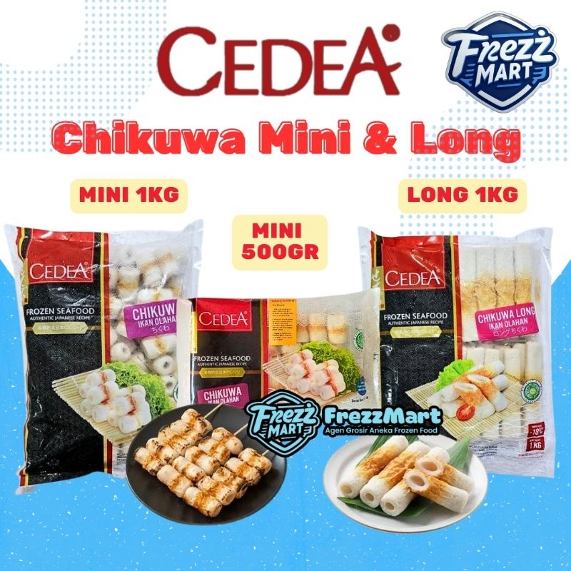 Jual Cedea Chikuwa Mini & Long 500gr dan 1kg Olahan Ikan Seafood Beku ...