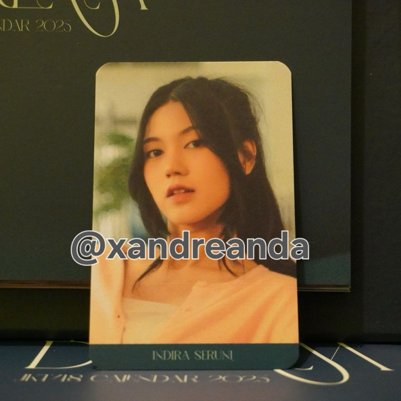 Jual Photocard Indira Seruni (Indira JKT48) Calendar 2025 A Gaze Of ...