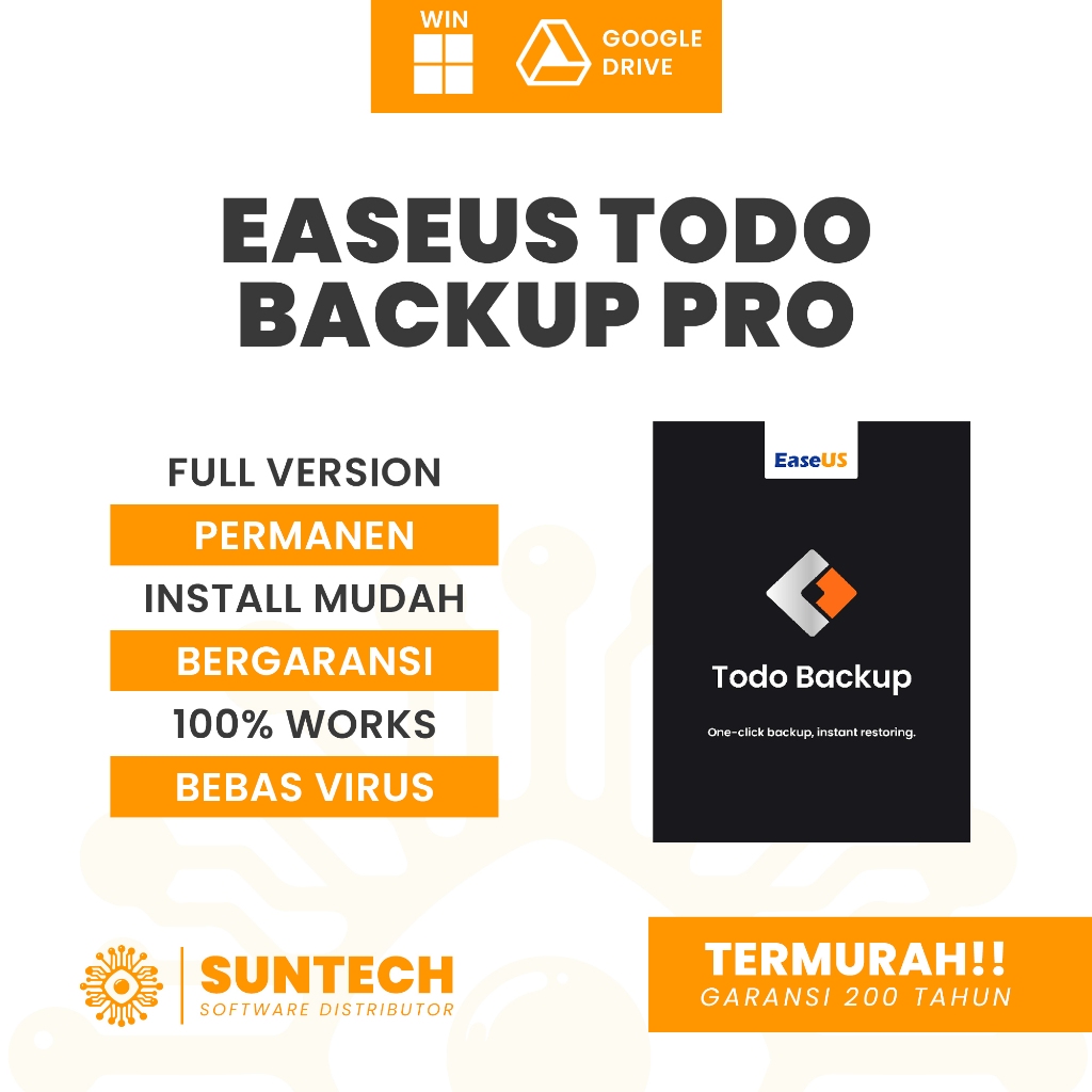 Jual EaseUS TODO Backup Pro Full Version | Windows | Shopee Indonesia