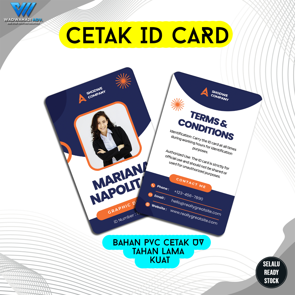 Jual Print UV - Cetak Kartu ID card Custom | Cetak Kartu Member | 1 sisi / 2 sis| WadwahajiADV ...
