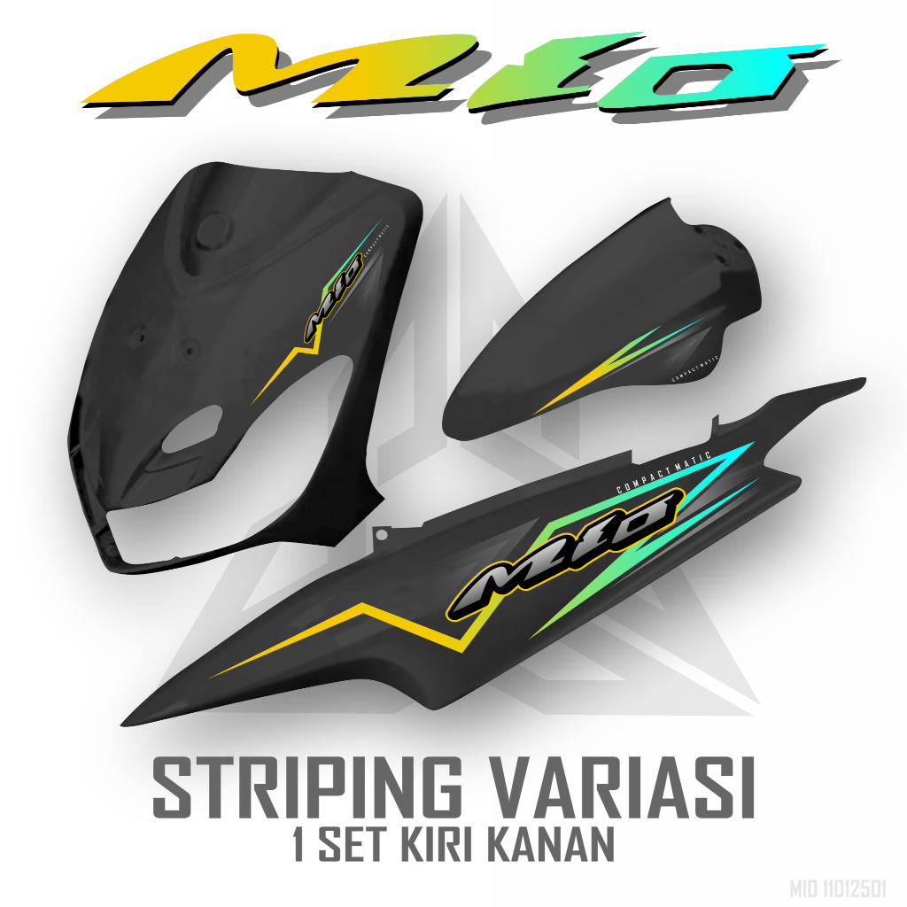 Jual STRIPING VARIASI MIO OLD DASAR HITAM DEGRADASI KEREN | Shopee ...