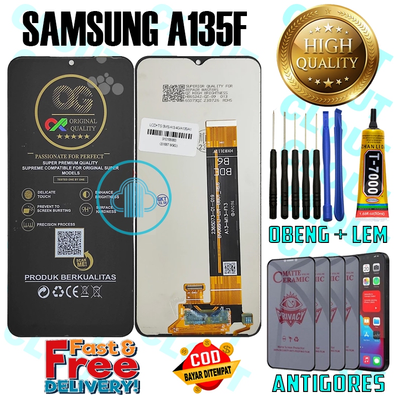 Jual LCD TOUCHSCREEN SAMSUNG A135F LAYARSENTUH ORIGINAL ORI ALL MEREK ...