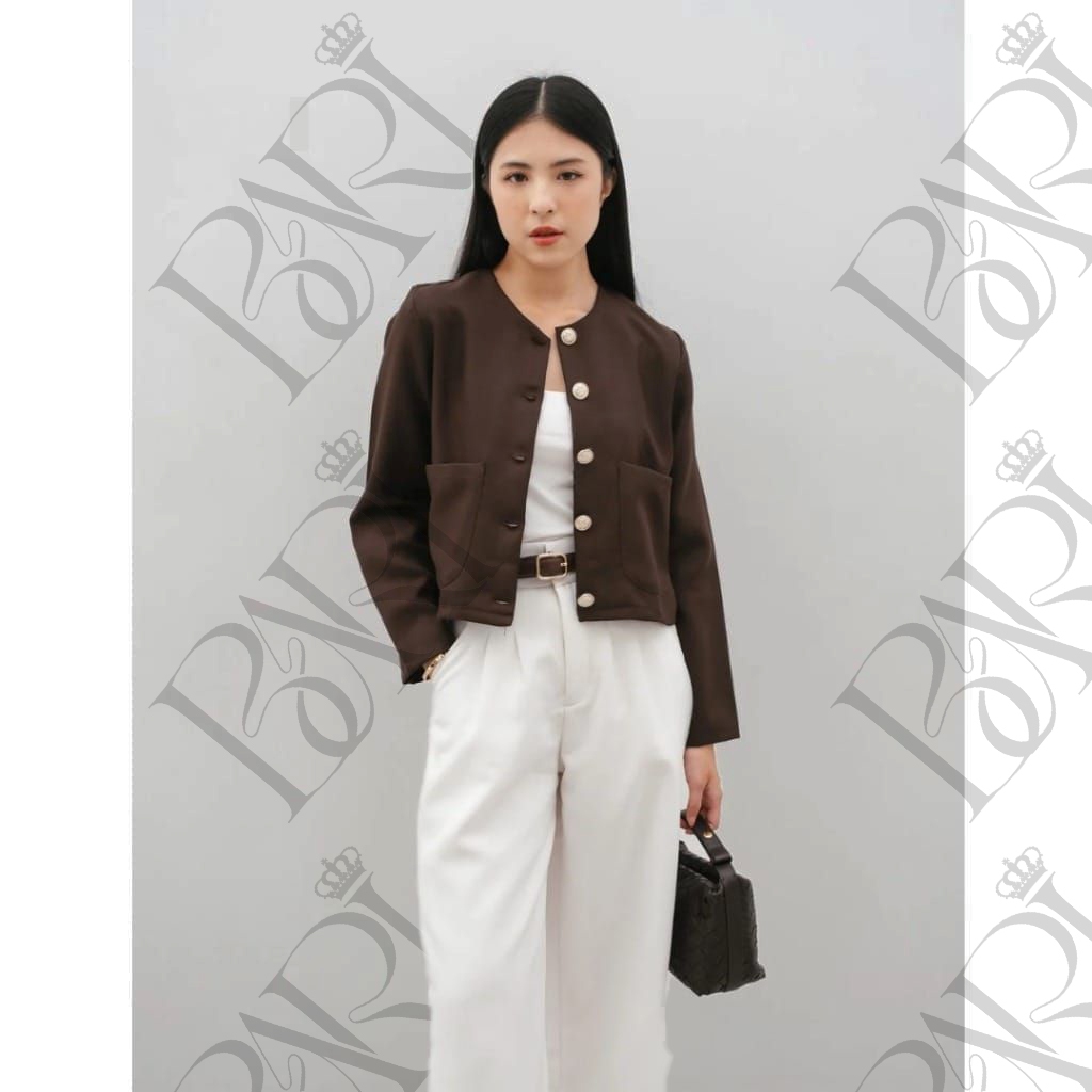 Jual [Redy stock] Blazer Crop / Blazer korean style / Blazer casual ...
