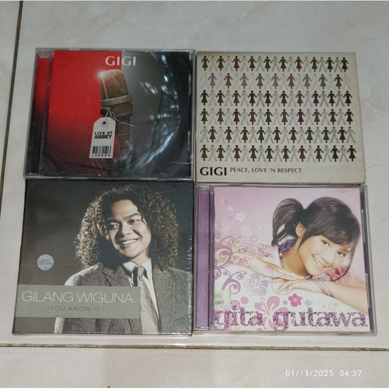 Jual cd Indonesia GIGI-Live At Abbey (2) / GIGI-Peace, Love 'n Respect ...