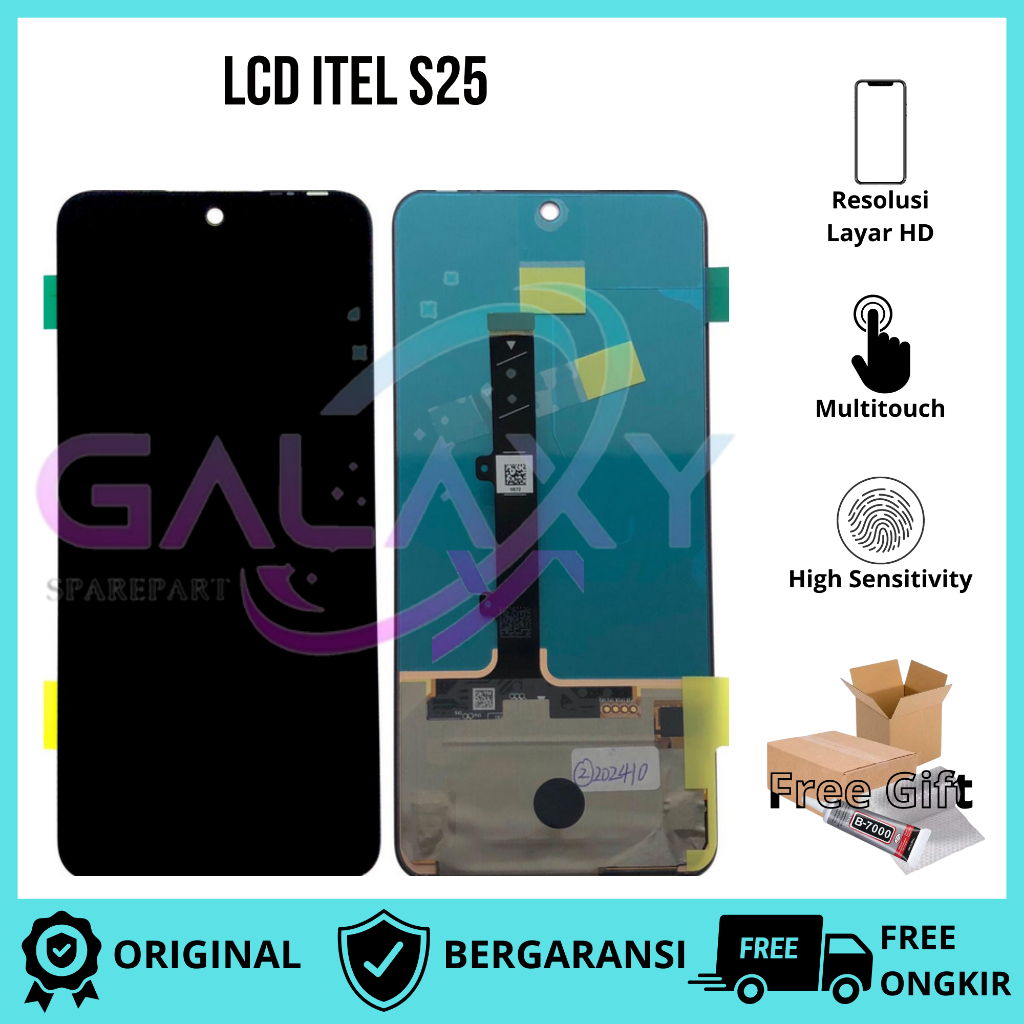 Jual LCD TOUCHSCREEN ITEL S25 ORIGINAL BERGARANSI FREE PACKING DUS ...