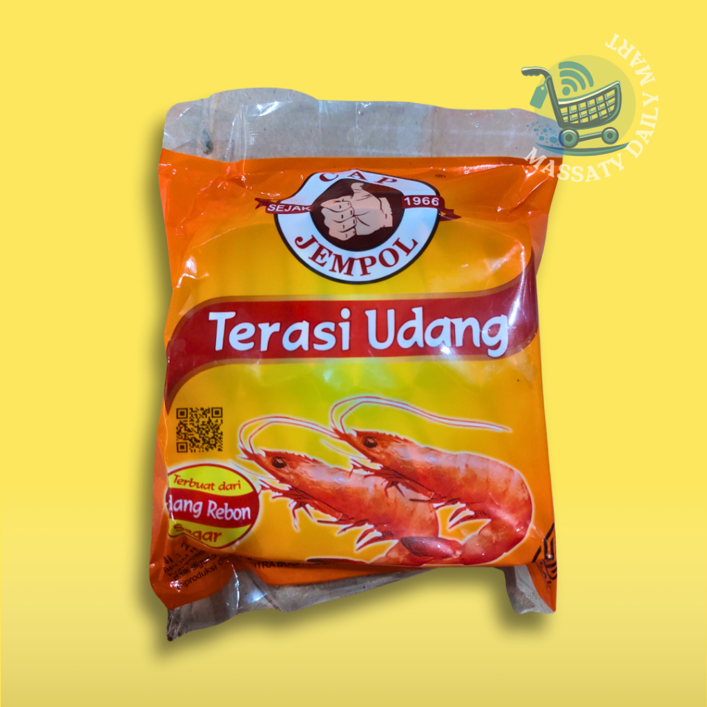 Jual TERASI UDANG CAP JEMPOL 1 PAK isi 20 pcs DARI UDANG REBON ASLI ...