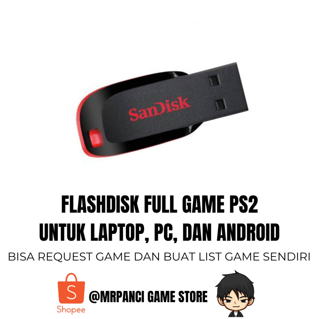 Jual Flashdisk Game PS2 Laptop, Pc, dan Android | Shopee Indonesia