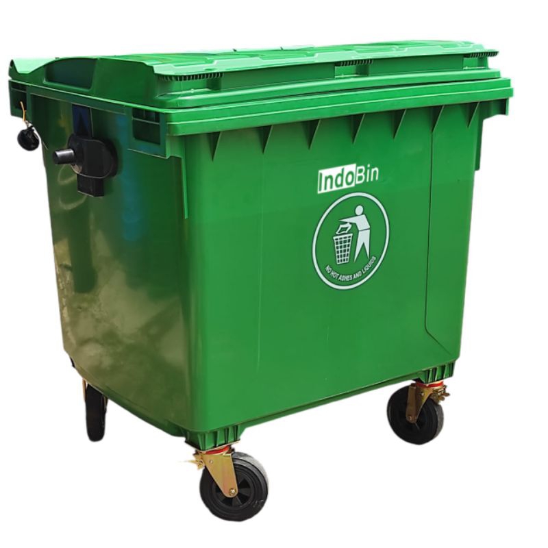 Jual Tempat / bak sampah besar plastik hdpe kapasitas 1100 liter | Shopee Indonesia