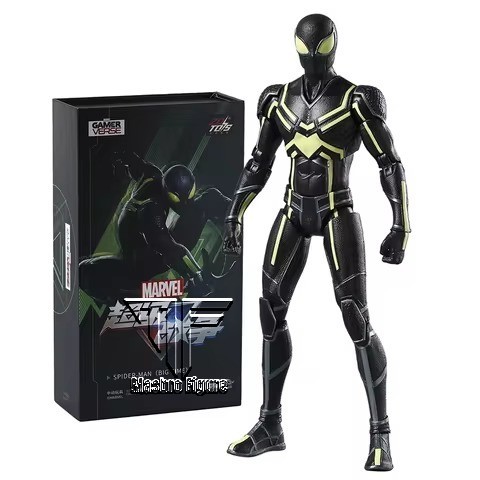 Jual ZD Toys Gameverse SPIDER-MAN Black Stealth ZD Toys Original Figure ...