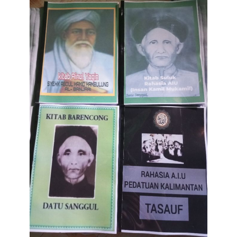 Jual Promo 4 KITAB LANGKA KITAB AIU pedatuan Kalimantan, kitab Suluk ...