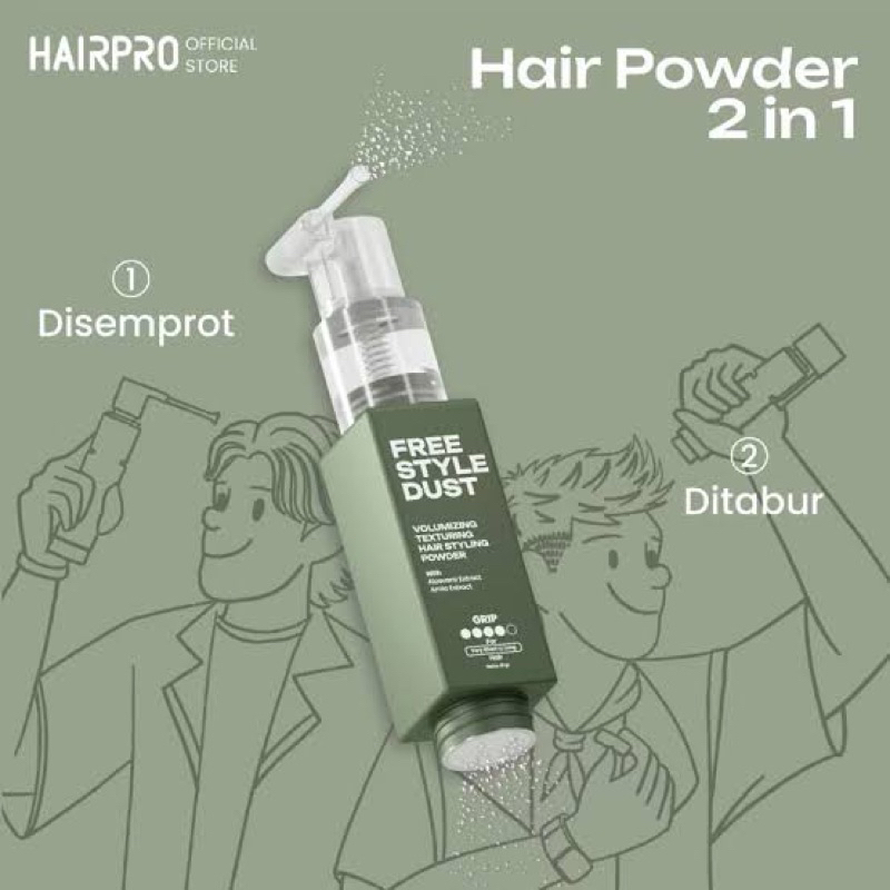 Jual HAIR STYLING POWDER 2 IN 1 BPOM HAIRNERDS PROFESSIONAL PENAMBAH ...