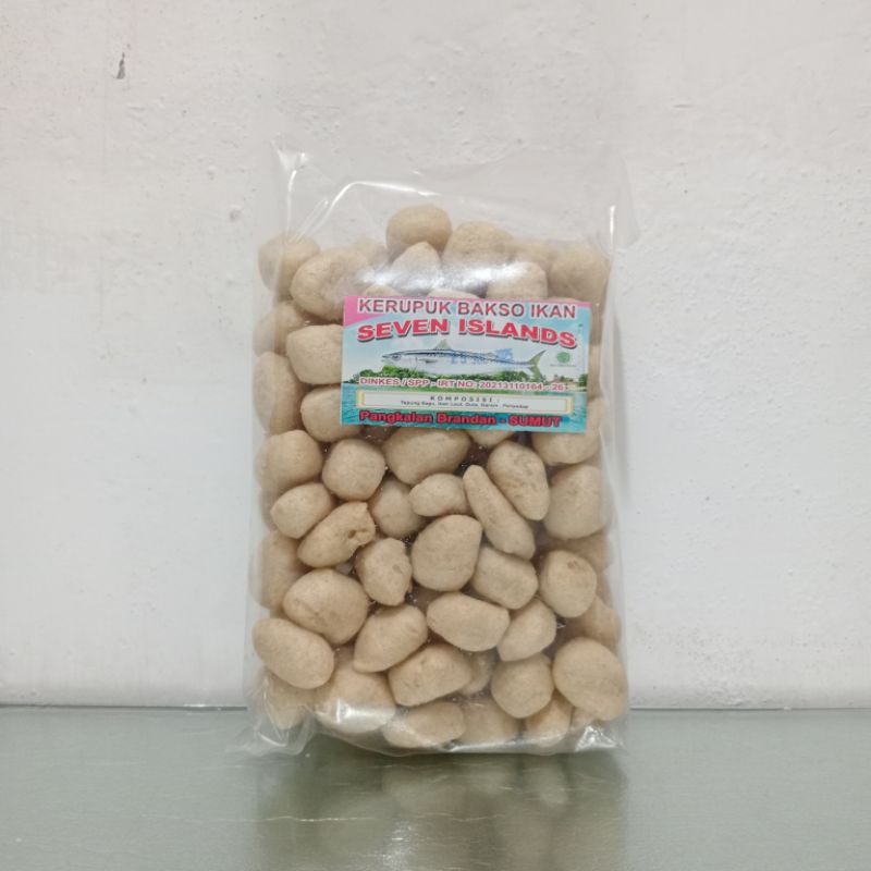 Jual Kerupuk Bakso Ikan SEVEN ISLANDS isi 200 gr | Shopee Indonesia