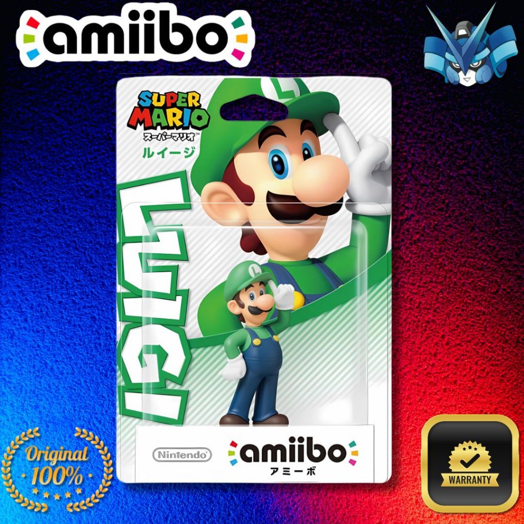 Jual Amiibo Super Mario Series Figure Luigi | Shopee Indonesia