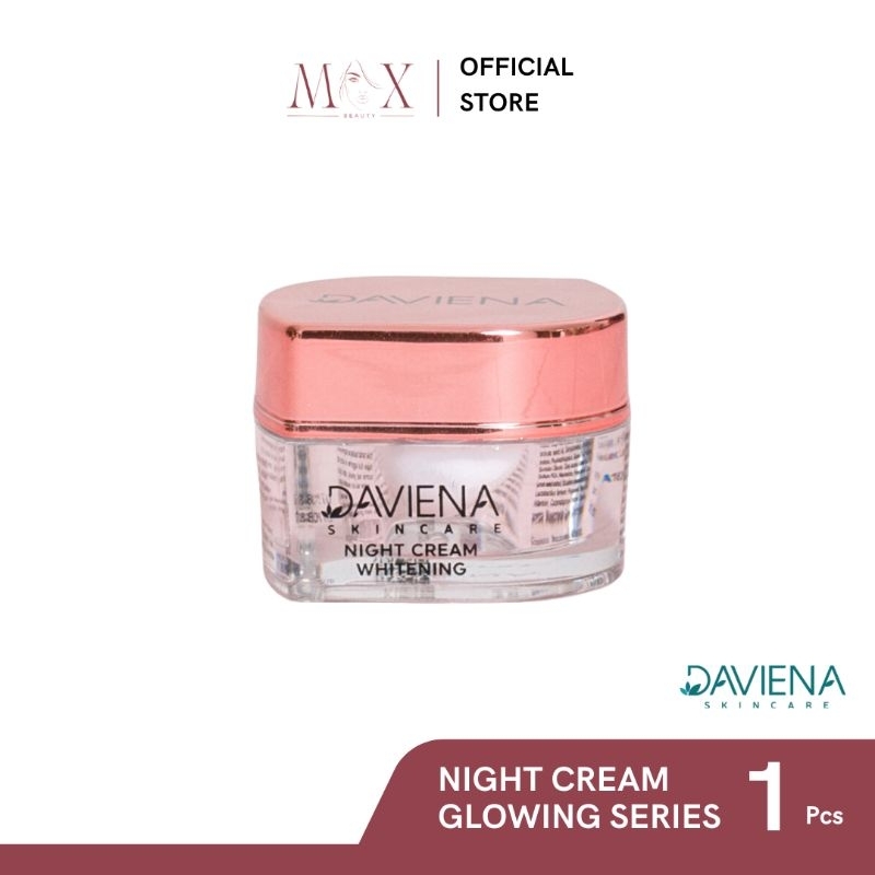 Jual Daviena Skincare Night Cream Glowing Series | Shopee Indonesia