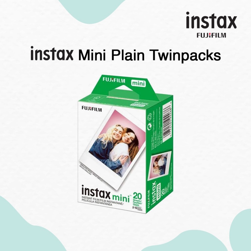 Jual Fujifilm Instax Mini Wide Plain Twin Pack Film Refill Kertas Film ...