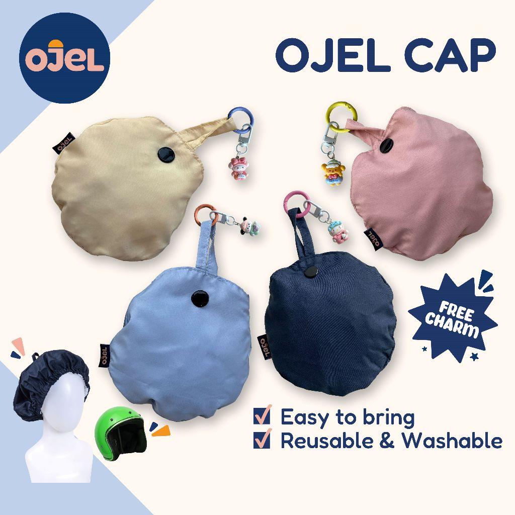 Jual Ojel Cap Penutup Kepala Helm Motor Ojol Ojek Pelindung Rambut Tudung Hair Cap | Shopee ...