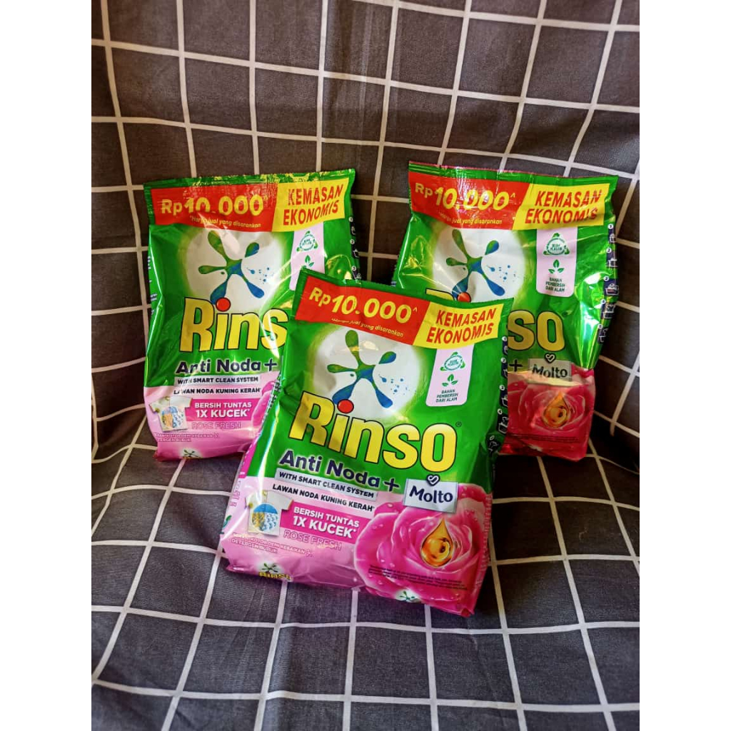 Jual Rinso Detergent Bubuk 380-gram x5 | Shopee Indonesia