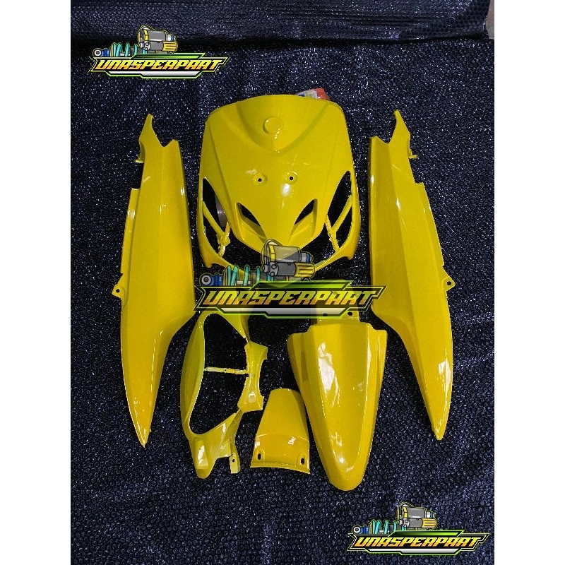 Jual cover full body halus yamaha mio smile warna kuning (warna castom ...